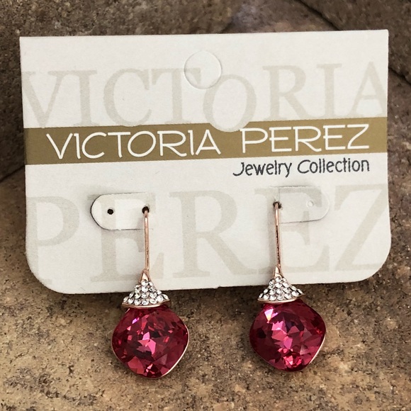 Victoria Perez Collection | Jewelry | Elegant Earrings 4k Rose Plated ...